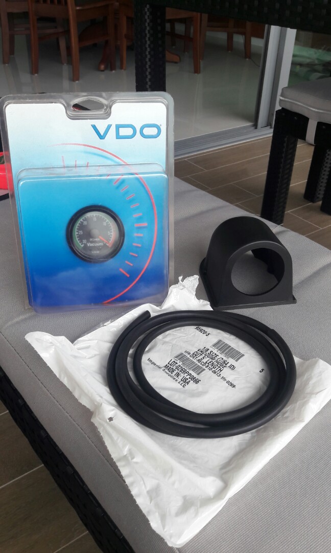 Genuine VDO Vacuum Gauge Complete Kit, Car Accessories, Accessories on ...