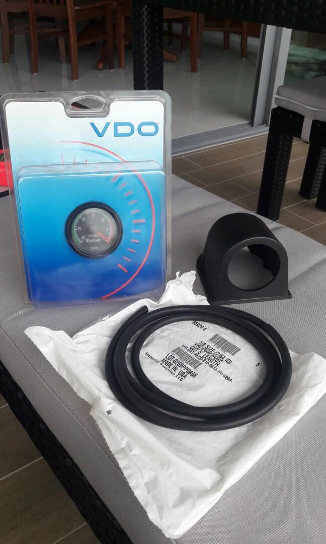 Genuine VDO Vacuum Gauge Complete Kit, Car Accessories, Accessories on ...