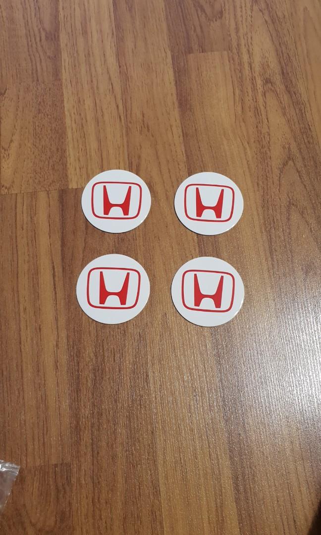 Honda type r wheel center cap sticker, Car Accessories, Accessories on ...