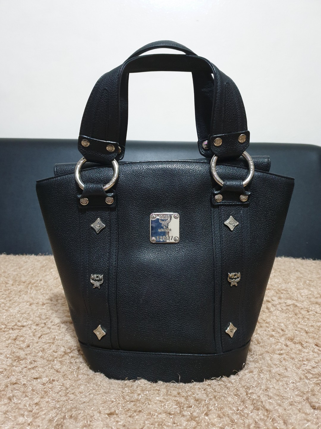 MCM Bucket, Women's Fashion, Bags & Wallets, Tote Bags on Carousell