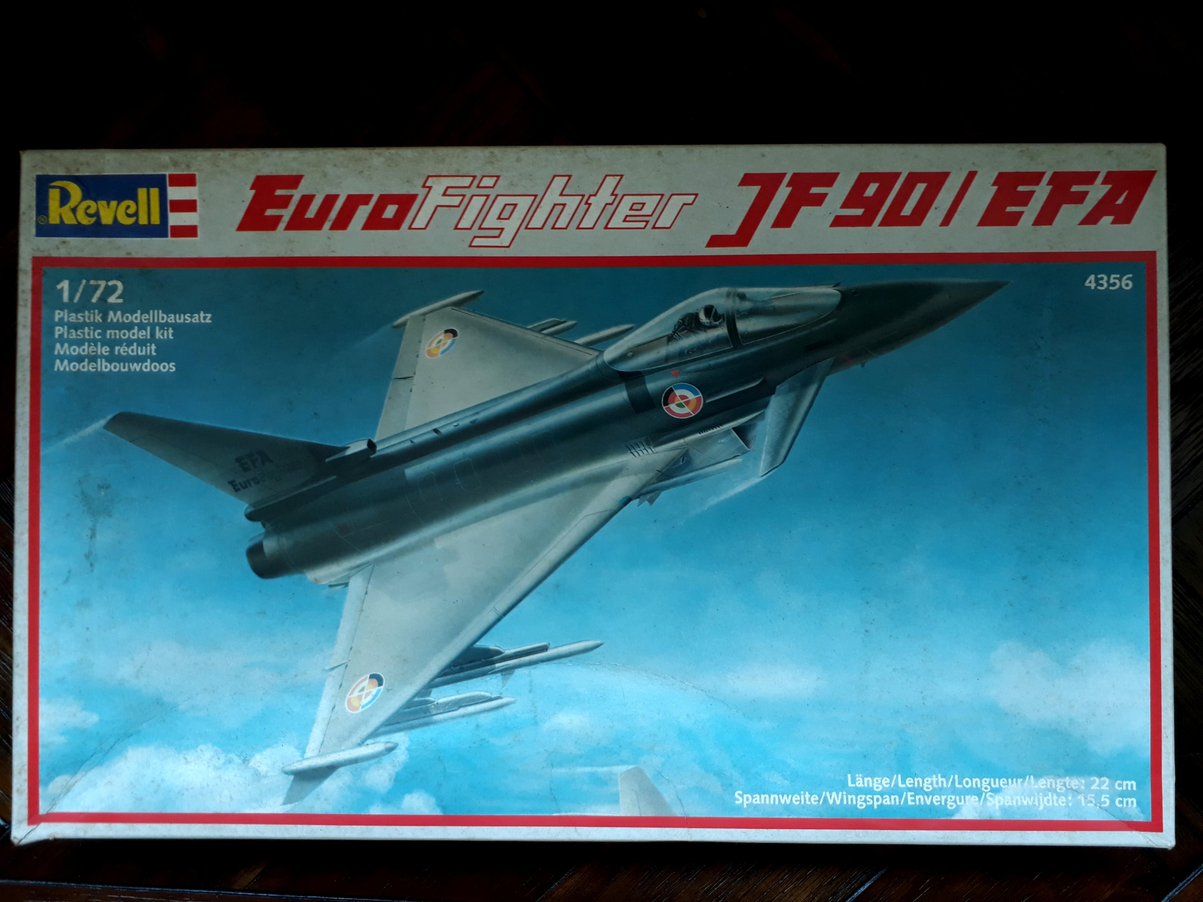 "New Old Stock" Revell 1/72 Scale Eurofighter JF90/EFA Model Kit ...
