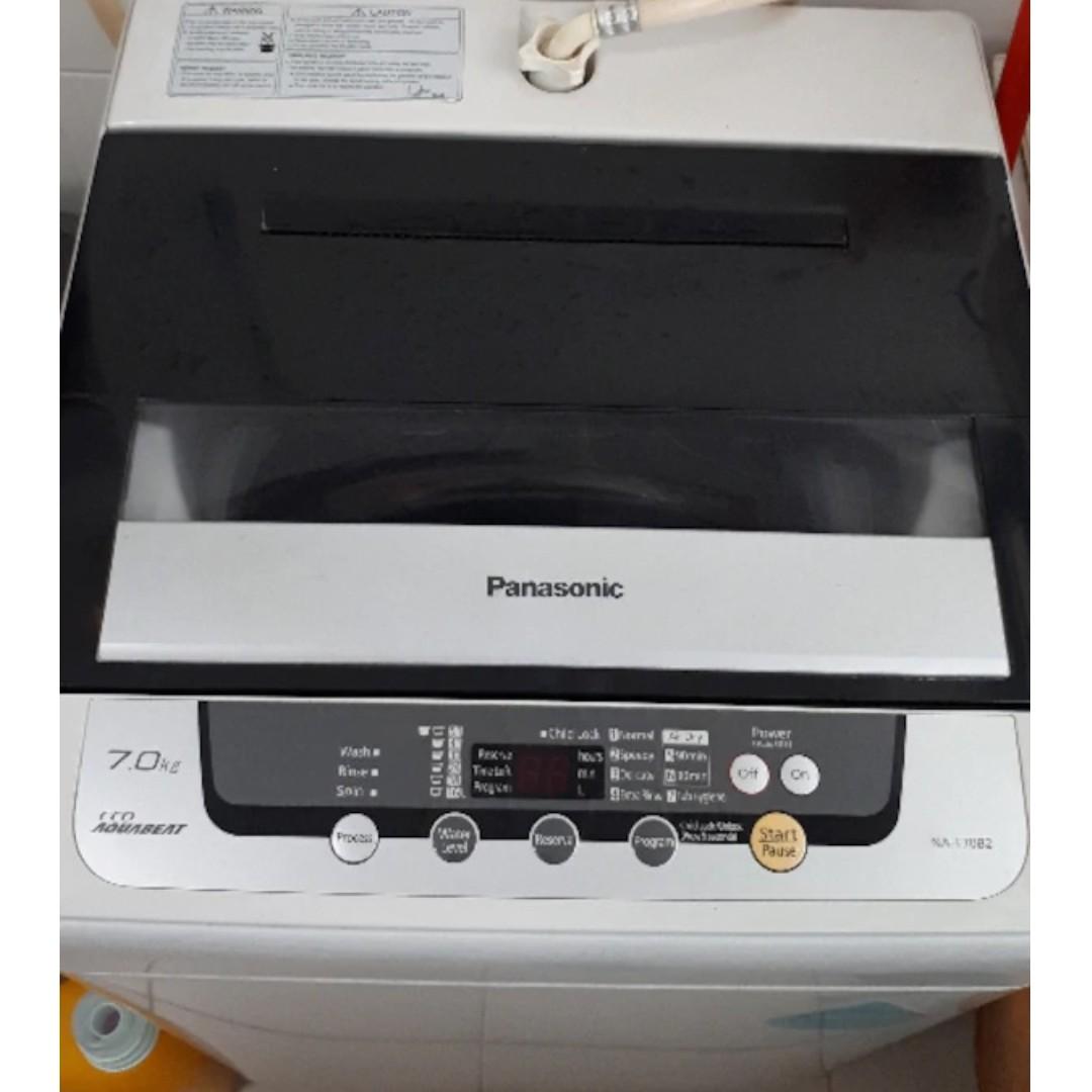 Panasonic Washing Machine 7.0kg, TV & Home Appliances, Washing Machines ...