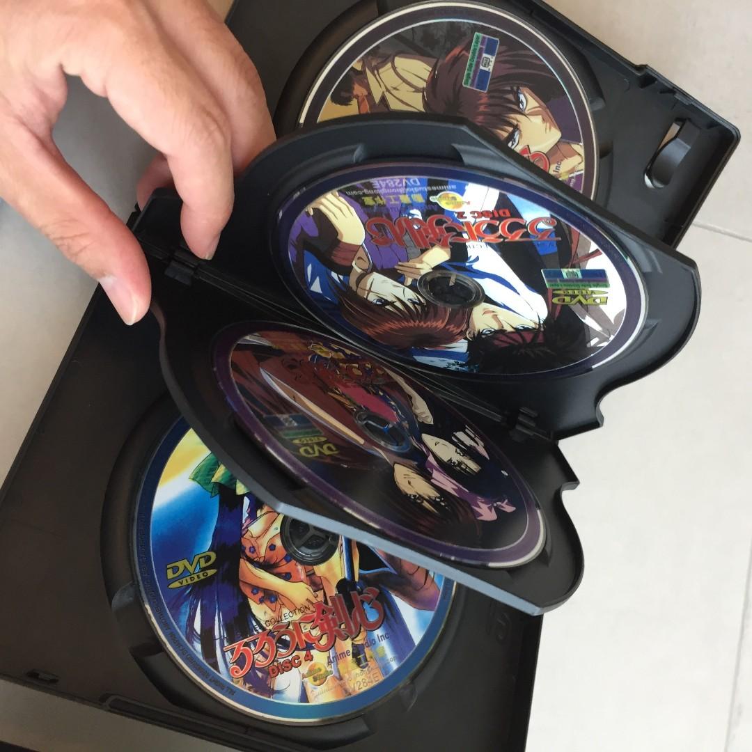 Samurai X Series Anime DVD 4 Disc #MY1212, Hobbies & Toys, Music ...