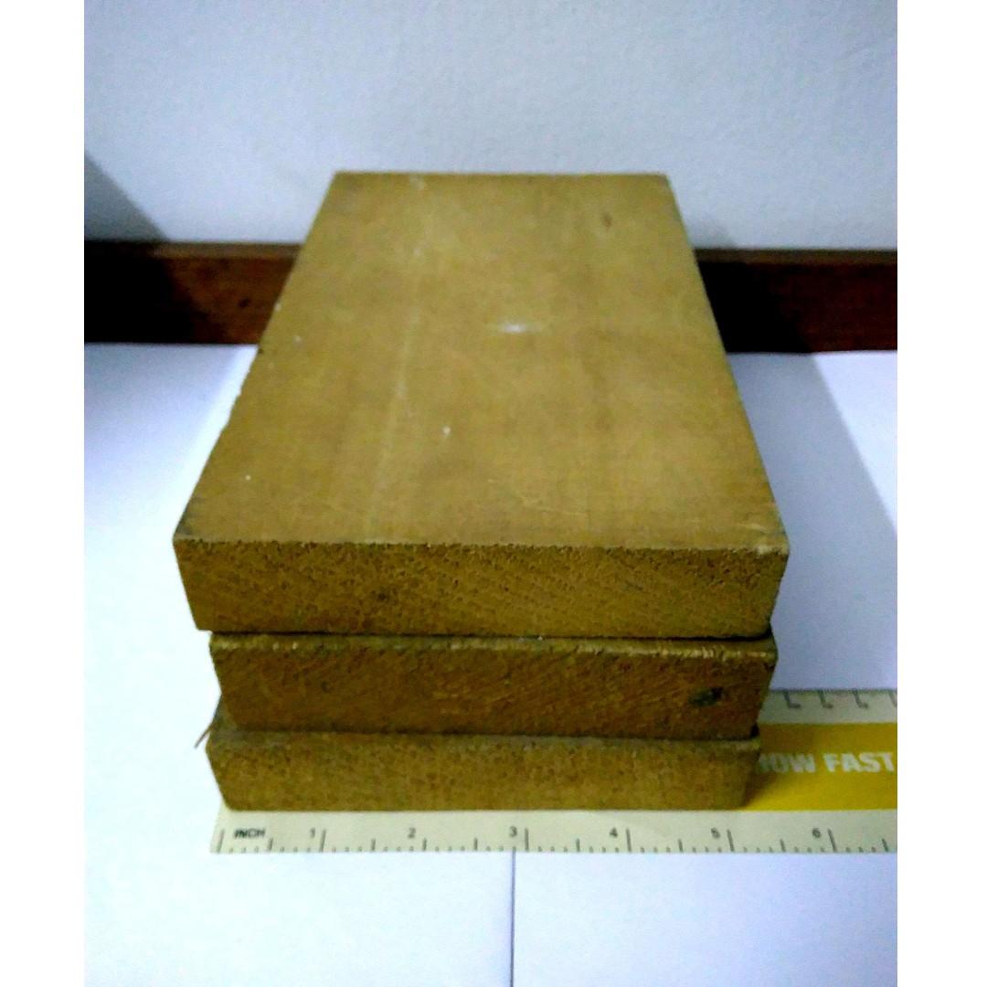 3 Softwood Carving Wood Blocks, Hobbies & Toys, Stationery & Craft ...