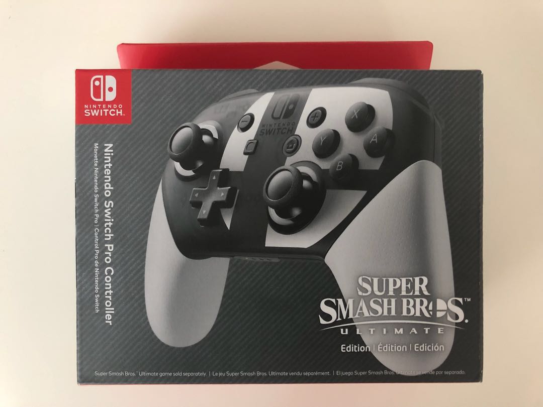 Super Smash Bros Ultimate Nintendo Switch Pro-controller, Video Gaming ...