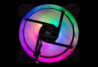 Tecware Arc F3 Starter Quad Pack Addressable 120mm RGB Fan 12cm Cooling ...