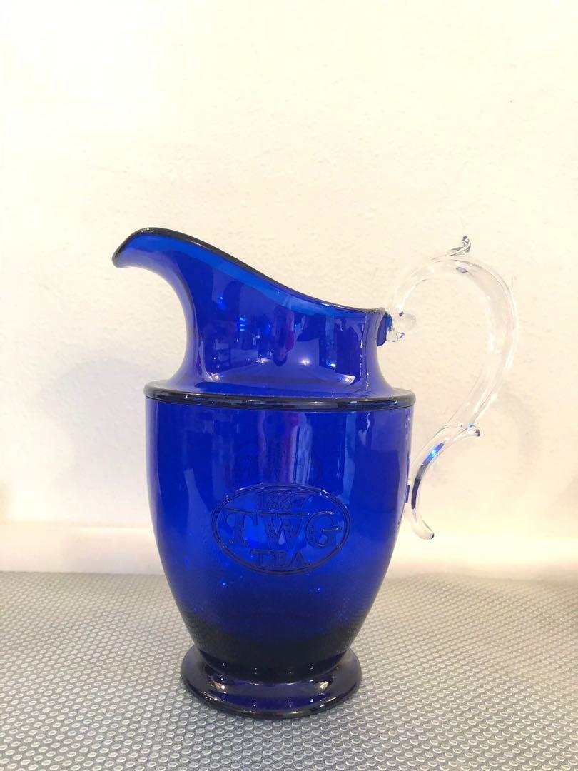 TWG Iced Tea Carafe in Turquoise & Blue, Furniture & Home Living ...