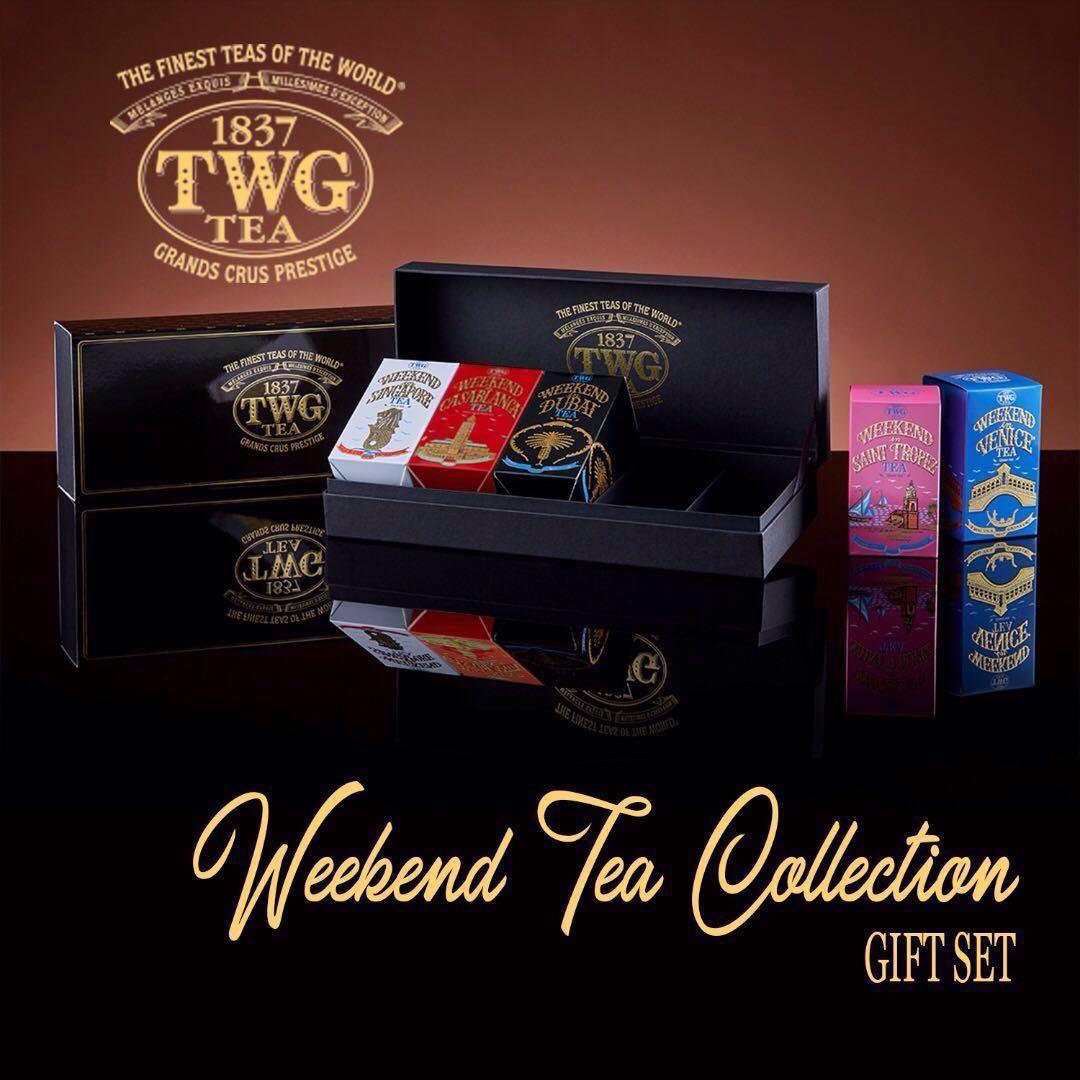 TWG Tea Gift Box Set (5 types of Tea) - Weekend Tea Collection ...