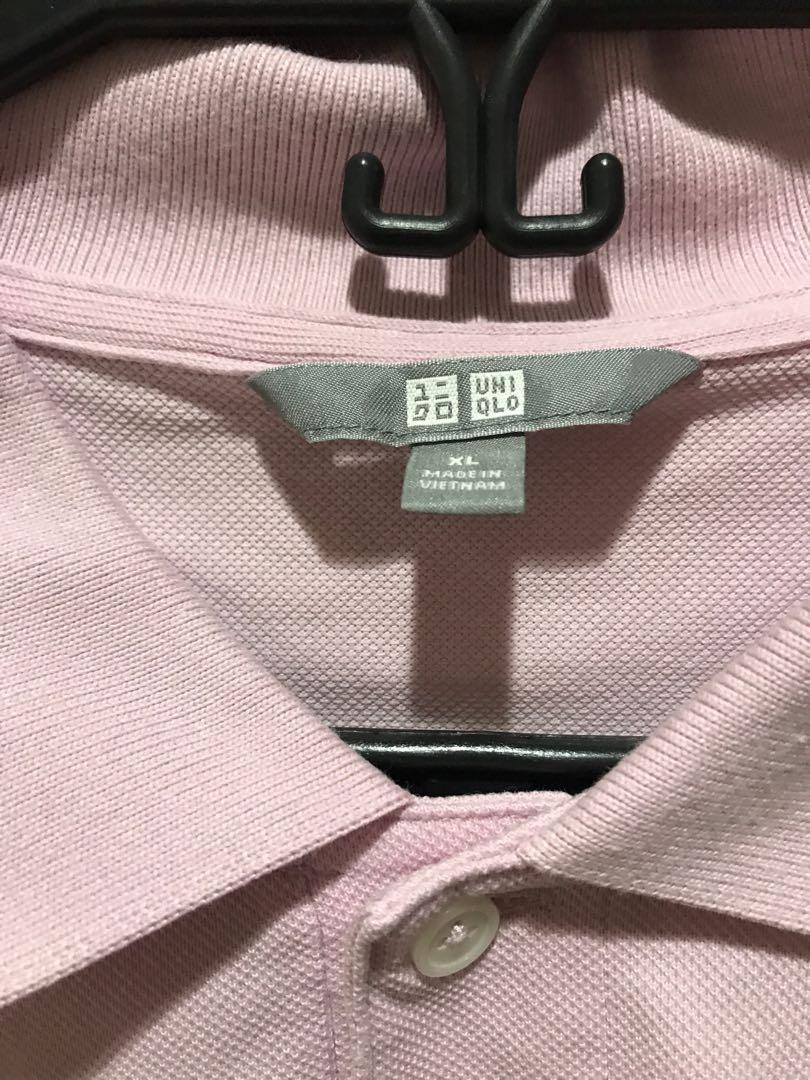 Uniqlo Pink Polo Shirt, Men's Fashion, Tops & Sets, Tshirts & Polo ...