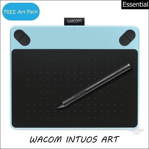 Wacom Intuos Art Pen & Touch Tablet (Small) Mint Blue, Computers & Tech ...