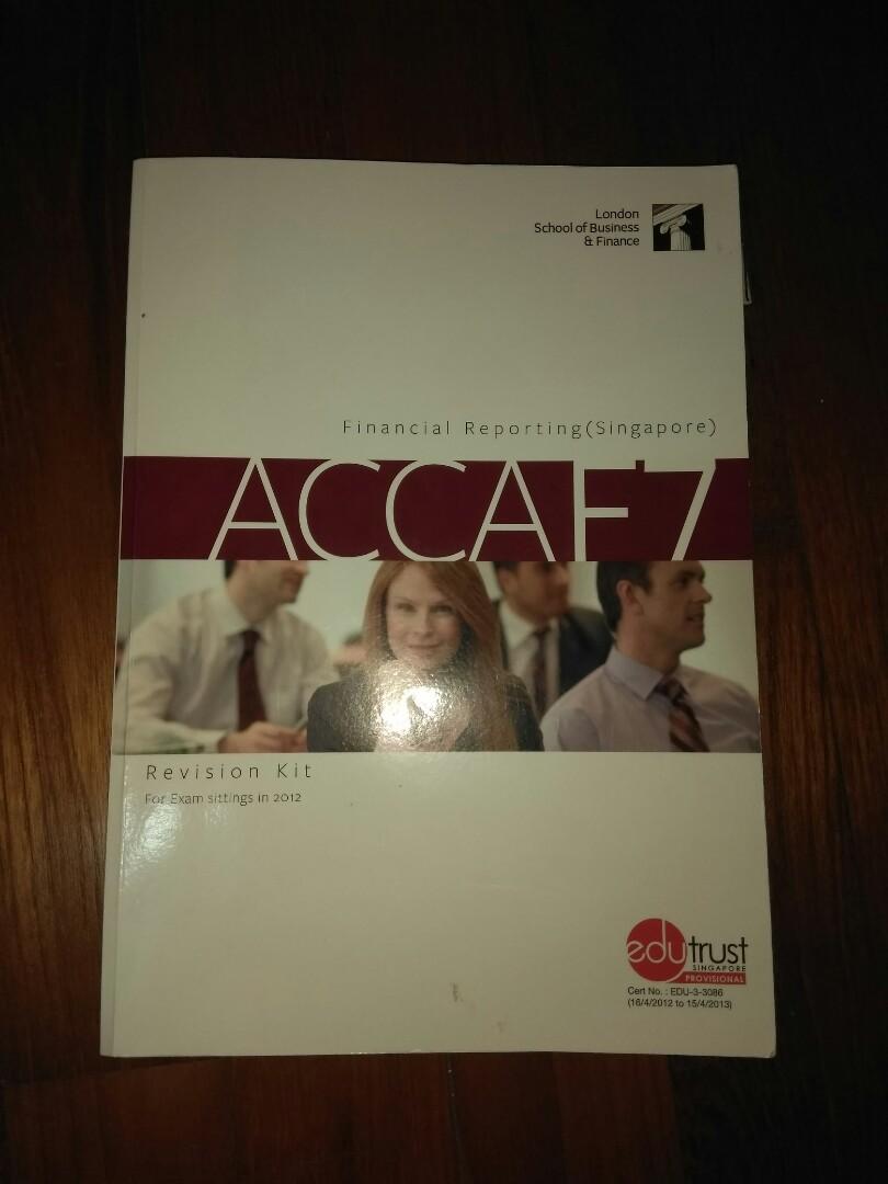 ACCA F7 EXAM REVISION KIT, Hobbies & Toys, Books & Magazines ...