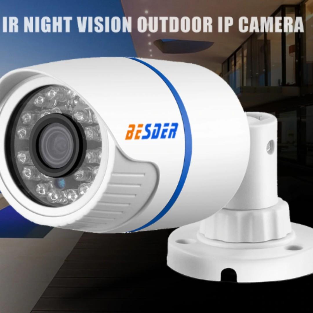 BESDER 3.6mm Wide IP Camera 720P P2P Motion Detection Wireless ...