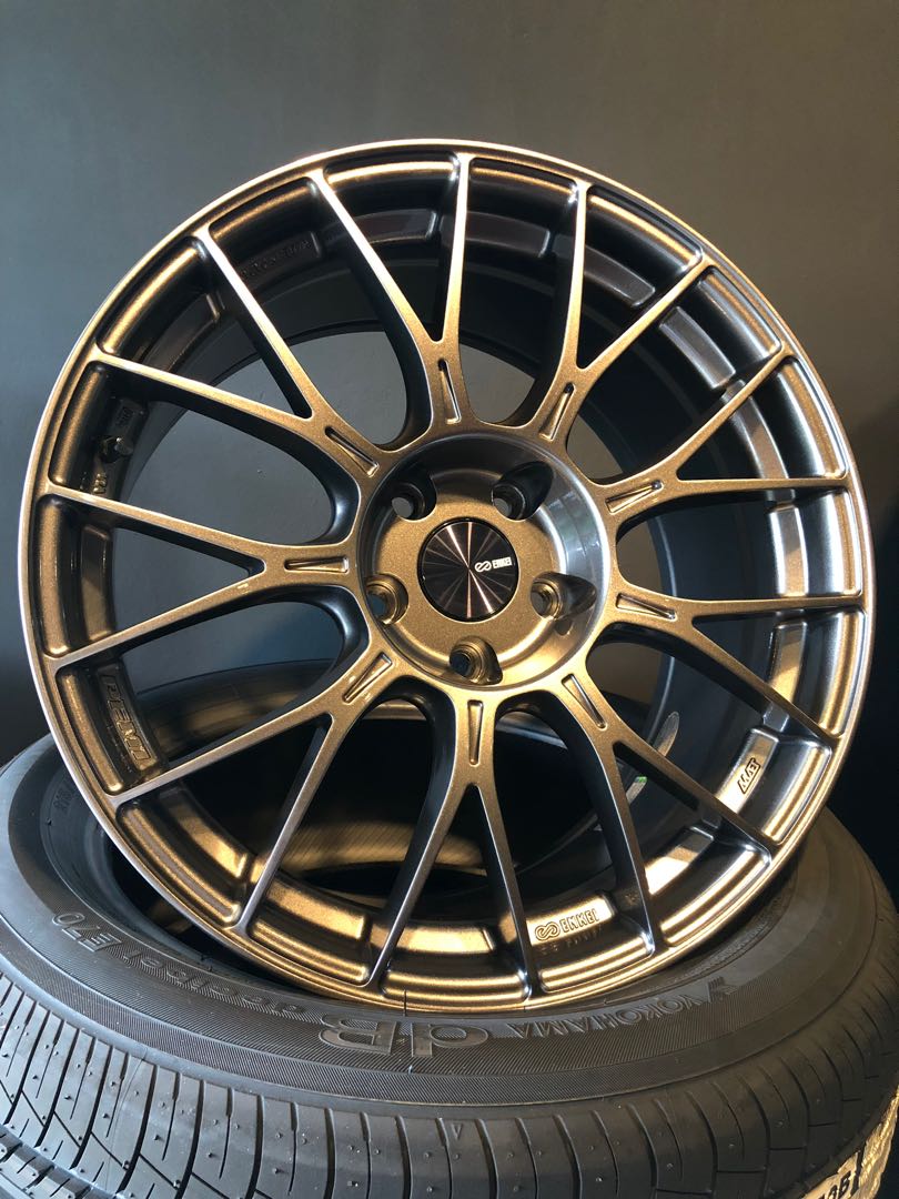 Enkei PFM1 18” Rims, 5x114.3, 18”x8.5”, Offset 35, Dark Silver, Car Accessories, Tyres & Rims on ...