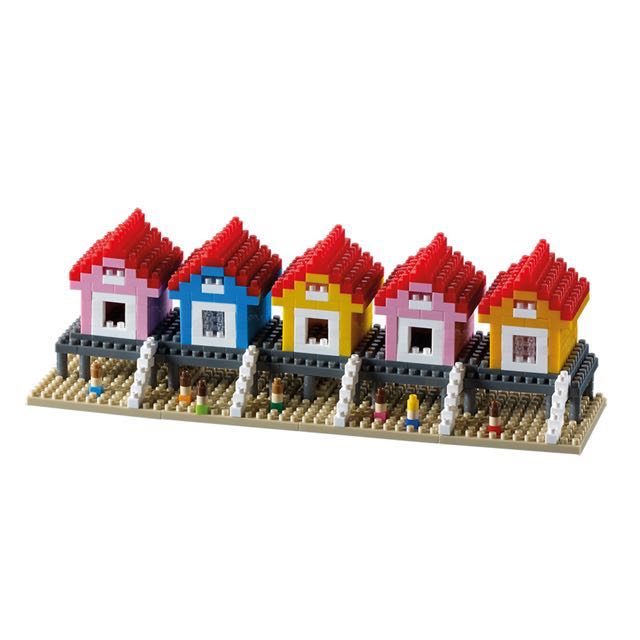 Brixies 3D Micro Blocks - 200.141 Beach Houses, Hobbies & Toys, Toys ...