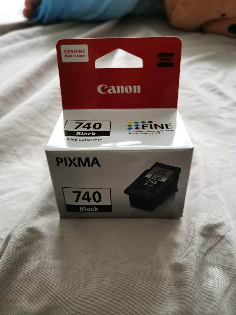 Canon pixma 740 Black ink, Everything Else on Carousell