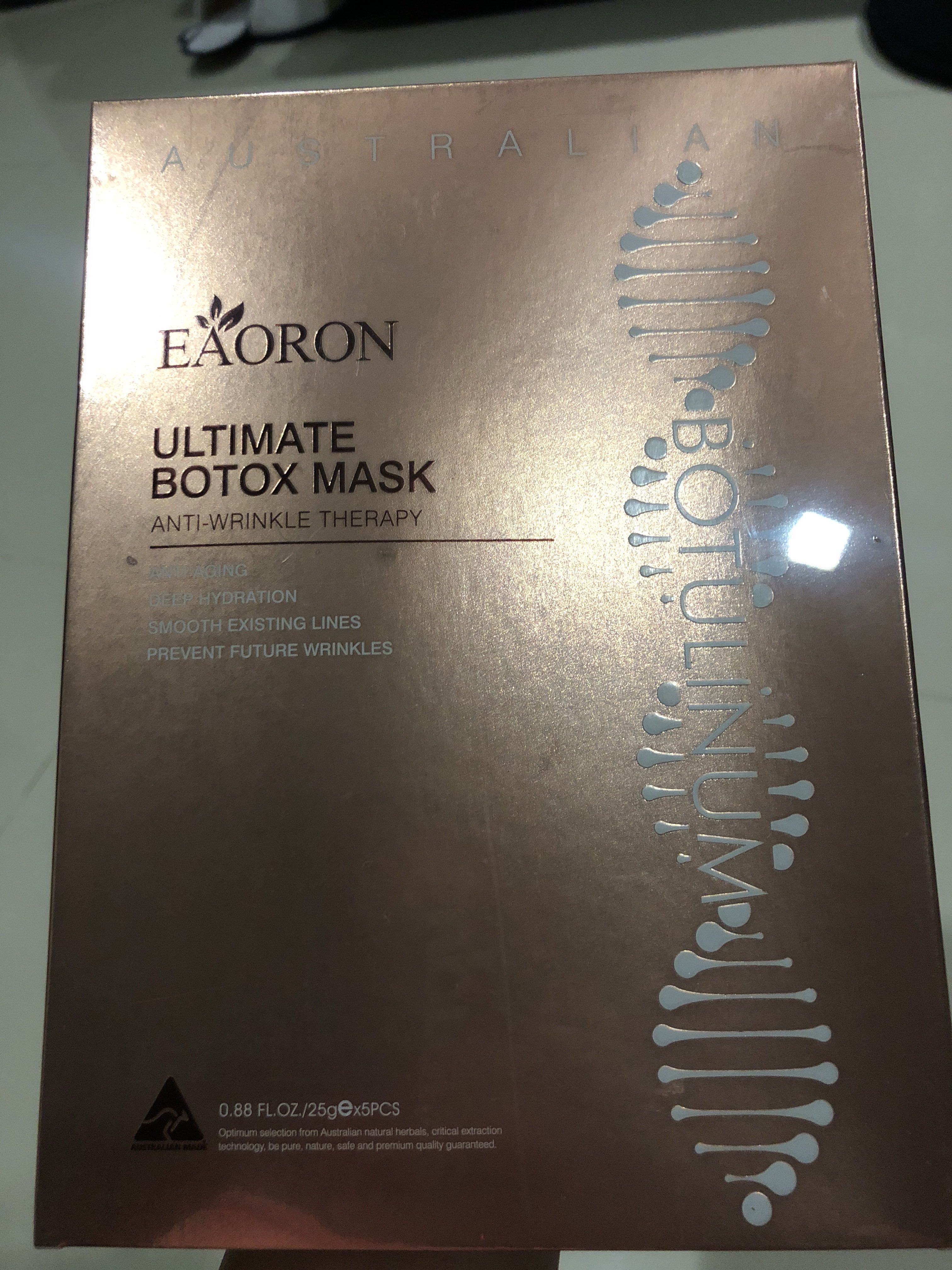 Eaoron Ultimate Botox Mask, Health & Beauty, Face & Skin Care on Carousell