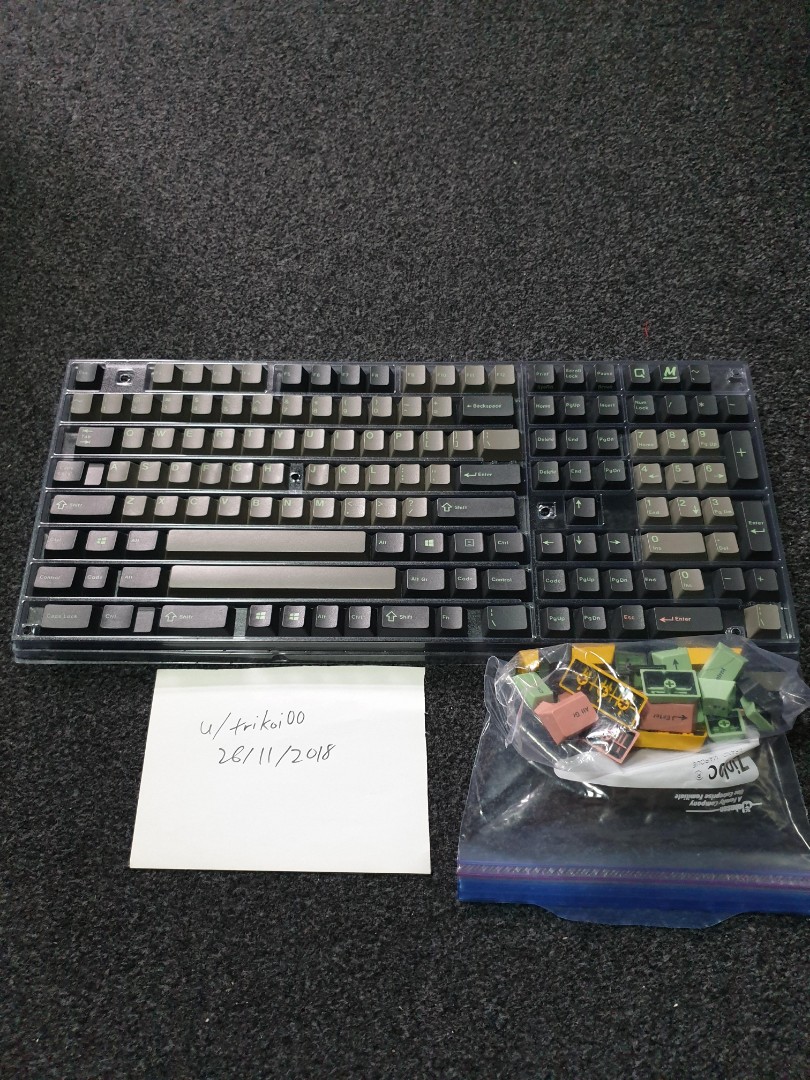 GMK Mint Dolch with Accent mods. Keycaps, Computers & Tech, Parts ...