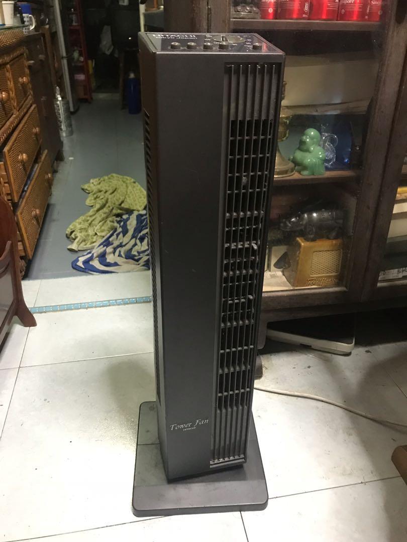 Hitachi Japan Tower Fan, Furniture & Home Living, Lighting & Fans, Fans ...
