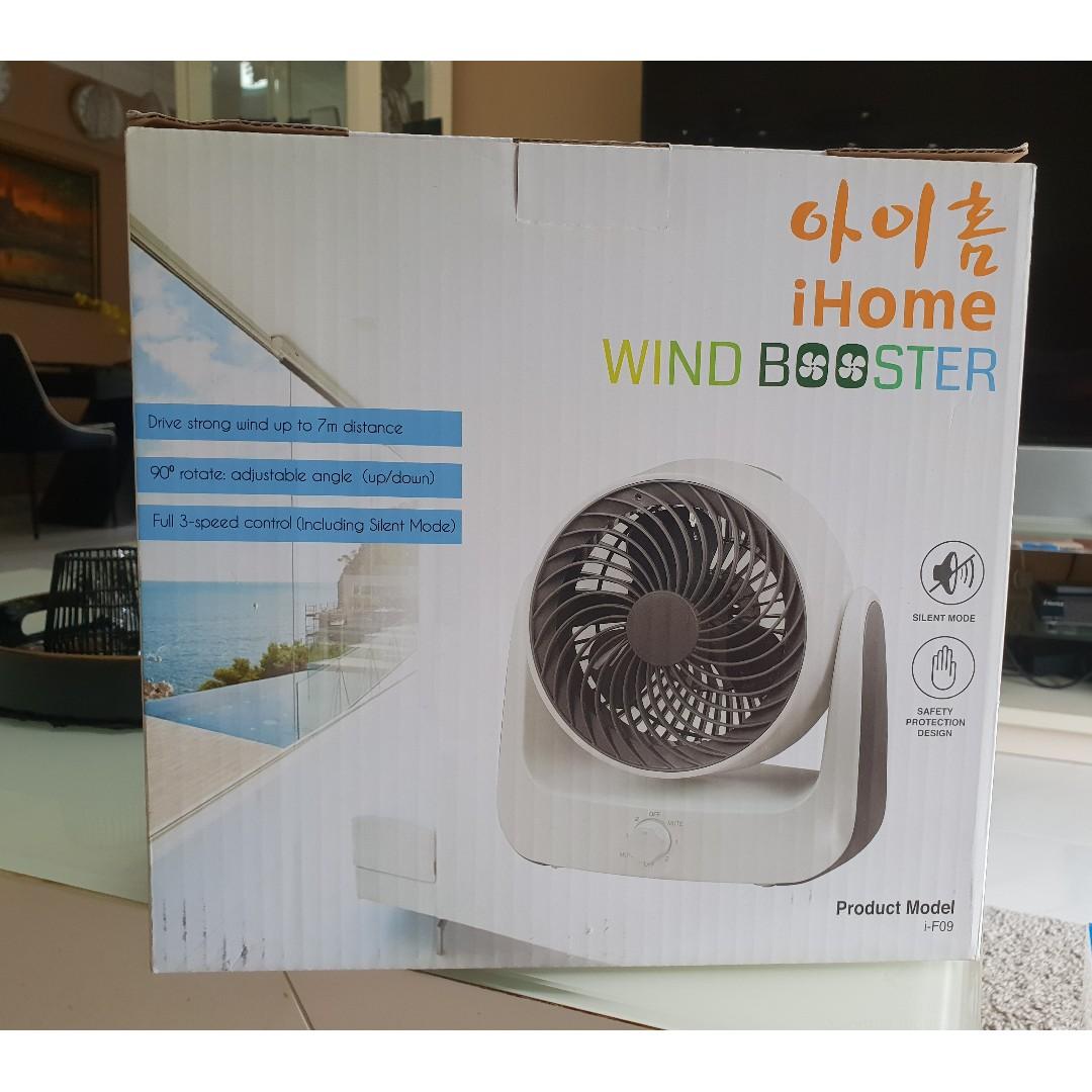 iHOME Windbooster Table Fan, Furniture & Home Living, Lighting & Fans ...