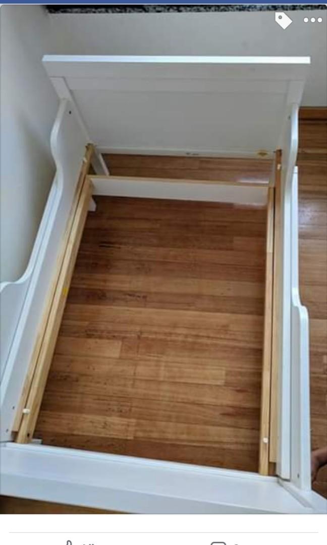 Ikea sundvik extendable toddler bed, Babies & Kids, Baby Nursery & Kids ...