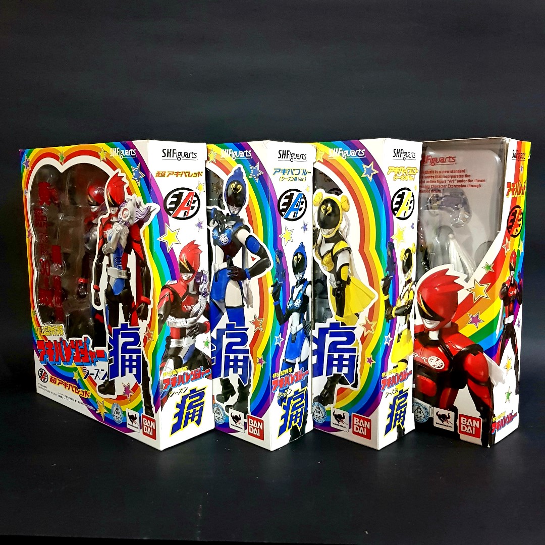 [In-stock] S.H. Figuarts SHF Hikounin Sentai Akibaranger Season 2 Set ...