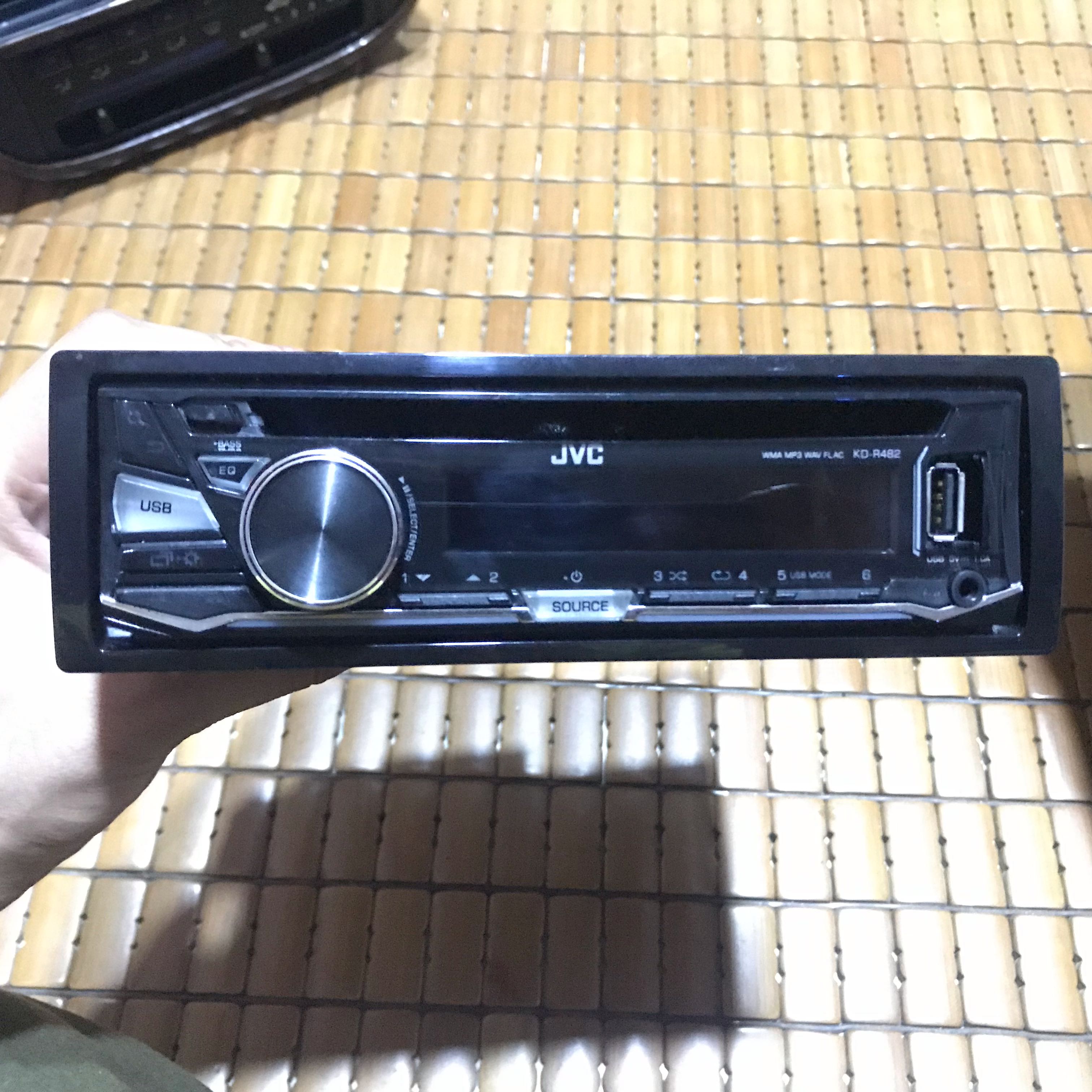 JVC KD-R482 single din player, Auto Accessories on Carousell