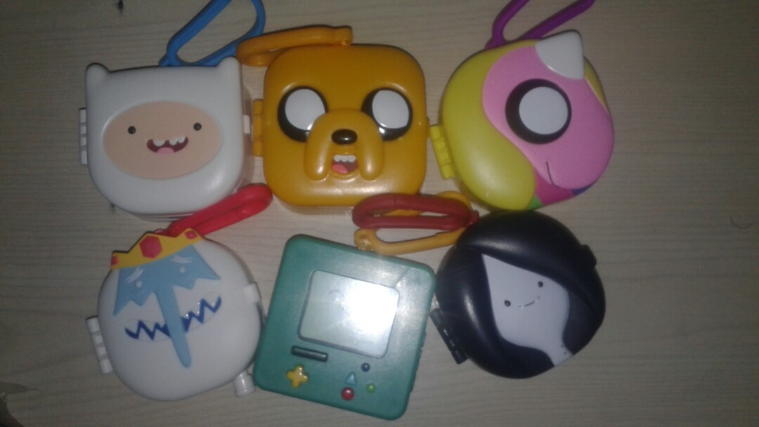Mcdo Adventure Time Keychains, Hobbies & Toys, Toys & Games on Carousell