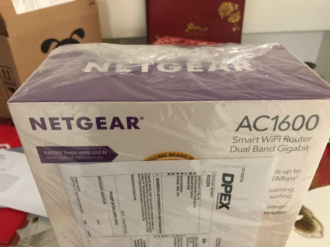 Netgear Router AC1600, Computers & Tech, Parts & Accessories ...
