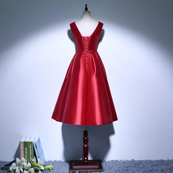 Red dinner gown, Women's Fashion, Dresses & Sets, Evening dresses ...