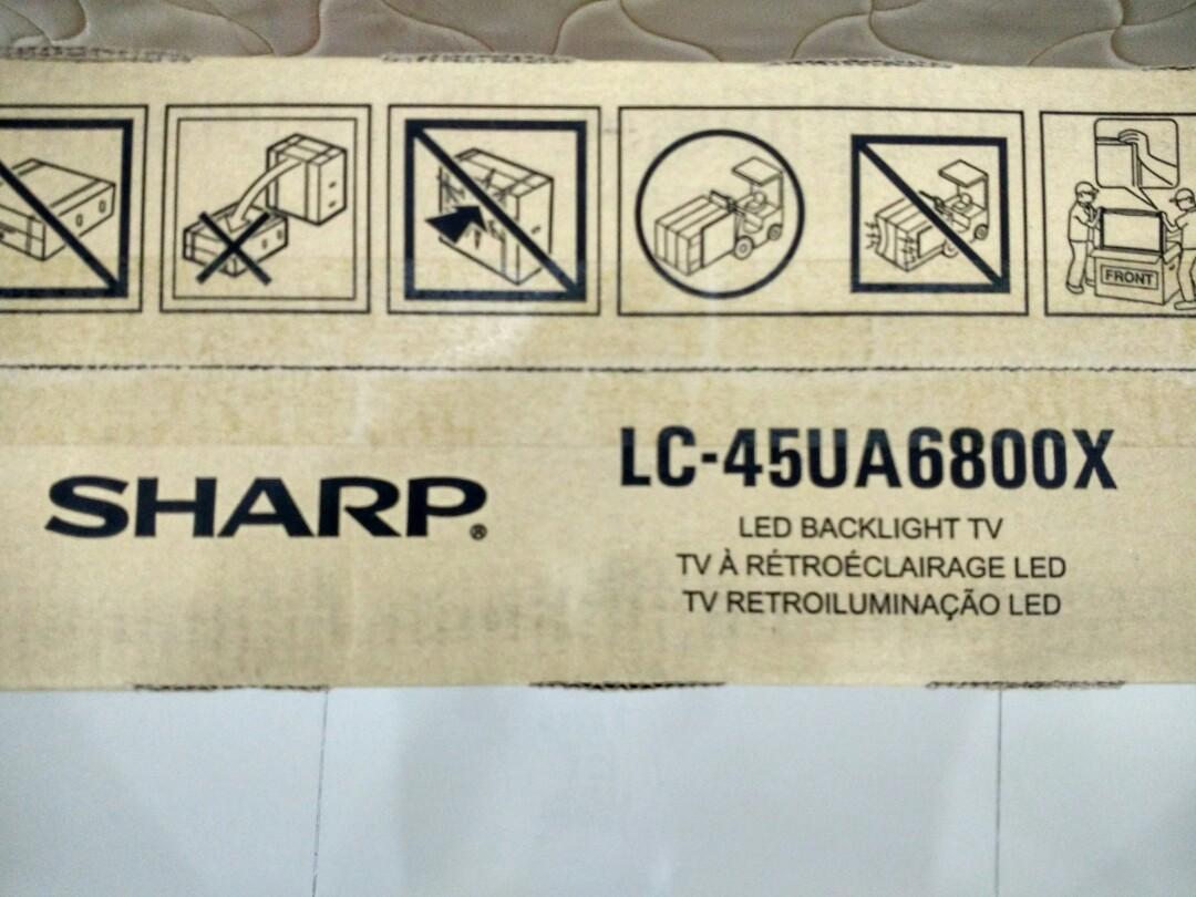 Sharp 45-inch 4K UHD Android TV SHP-LC45UA6800X, TV & Home Appliances ...