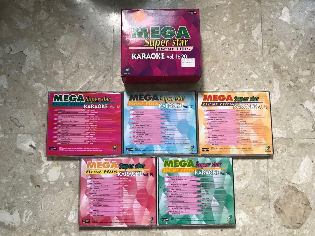 VCD karaoke Mega Superstar, Hobbies & Toys, Music & Media, CDs & DVDs ...