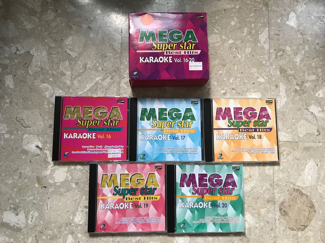 VCD karaoke Mega Superstar, Hobbies & Toys, Music & Media, CDs & DVDs on Carousell