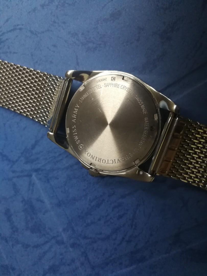 Victorinox Swiss army Infantry watch 316L Stainless steel Mesh bracelet ...