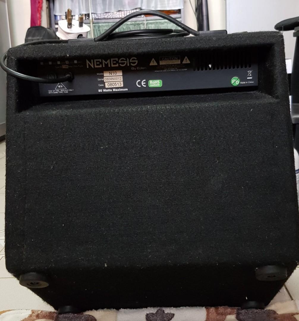 WTS: Eden Nemesis N10 Combo Bass Amp, Hobbies & Toys, Music & Media ...