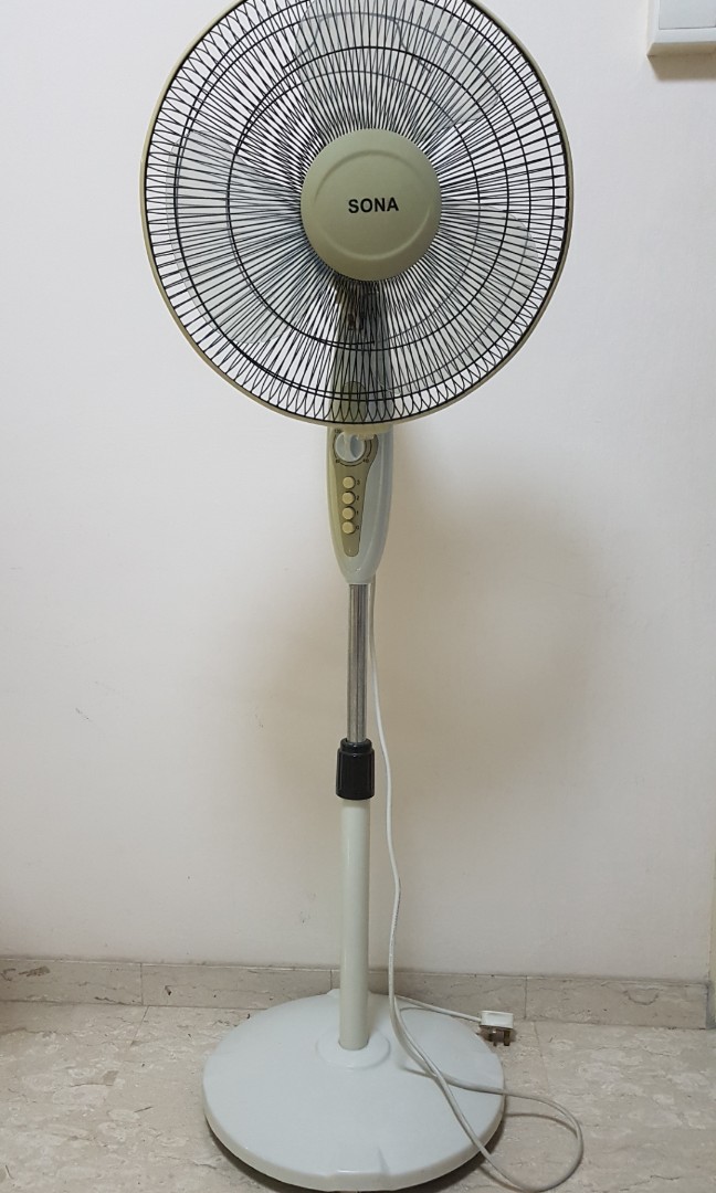 3 Speeds Standing Fan with Timer, Furniture & Home Living, Lighting ...