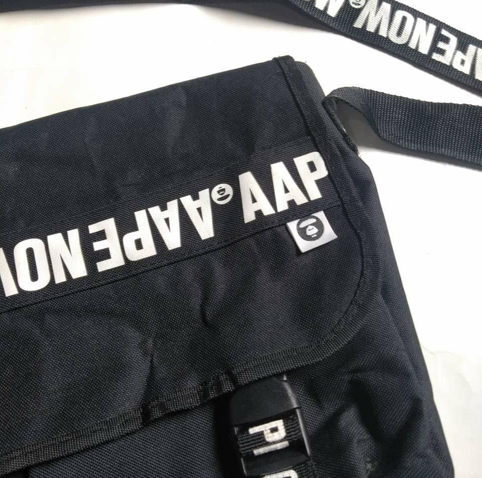 Aape messenger bag, Men's Fashion, Bags, Sling Bags on Carousell