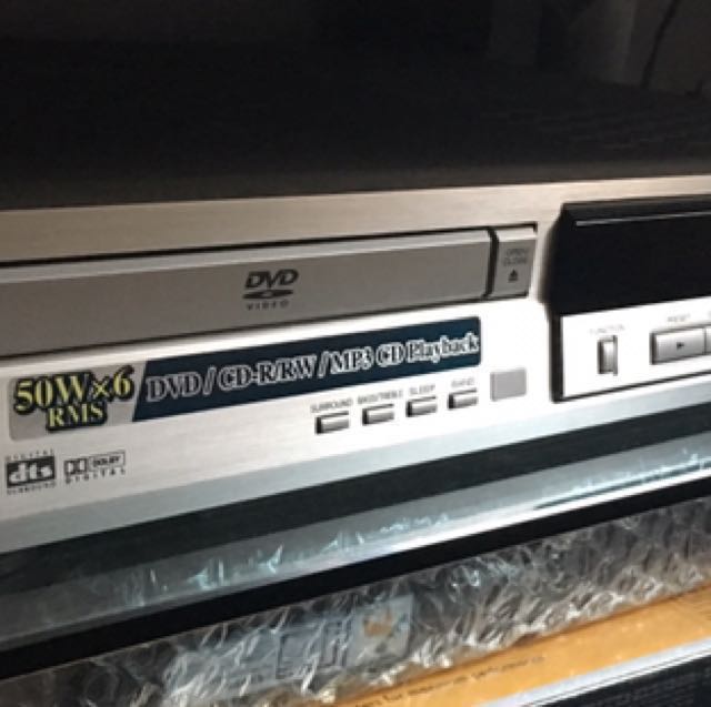 AIWA HT-DV90 DVD 300-watt Home Theater System, 家庭電器, 電視 & 其他娛樂, 藍光及播放器 ...