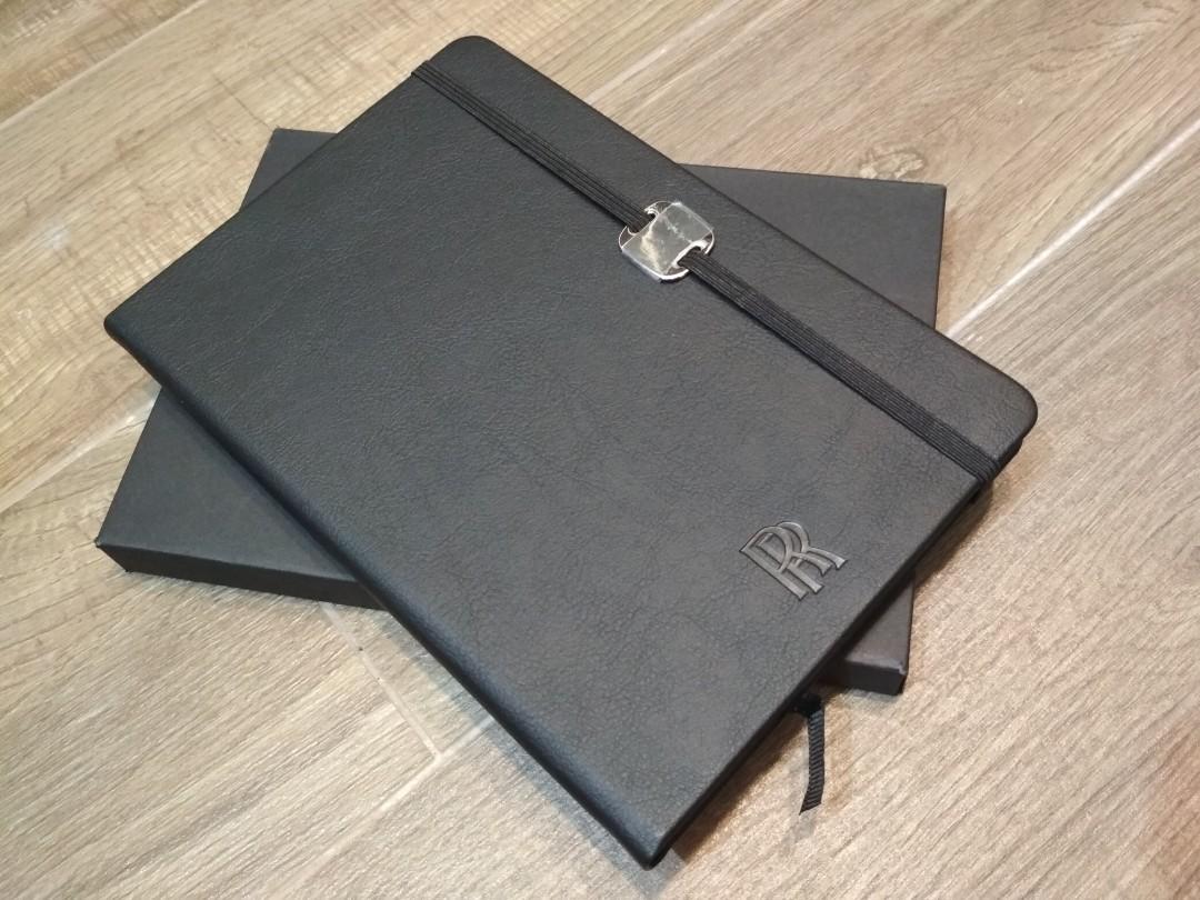 ROLLS ROYCE Notebook (Original) Comes in blue and black, Hobbies & Toys ...