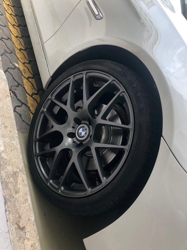 BMW 20 inch staggered rims, Car Accessories, Tyres & Rims on Carousell