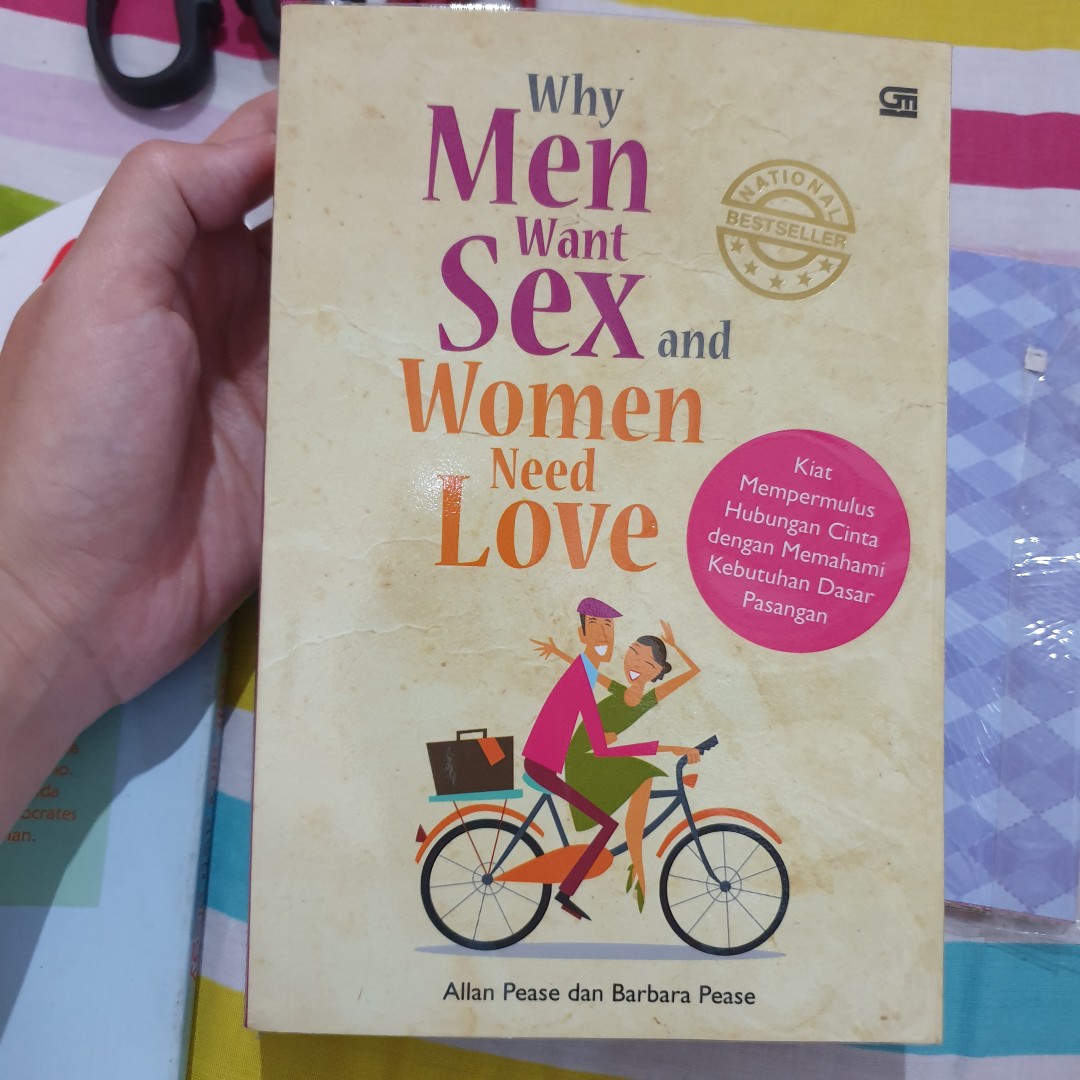 Buku Bekas Why Men Want Sex And Woman Need Love Buku And Alat Tulis