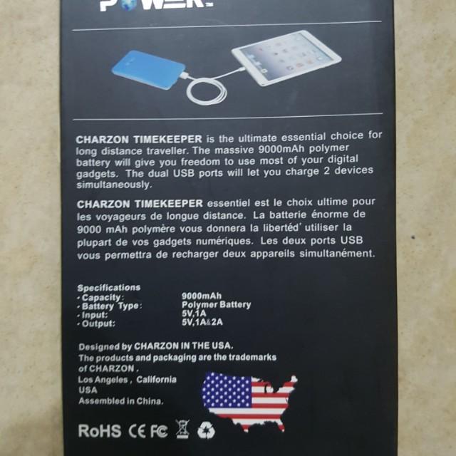 Charzon Power Powerbank, Mobile Phones & Gadgets, Mobile & Gadget ...