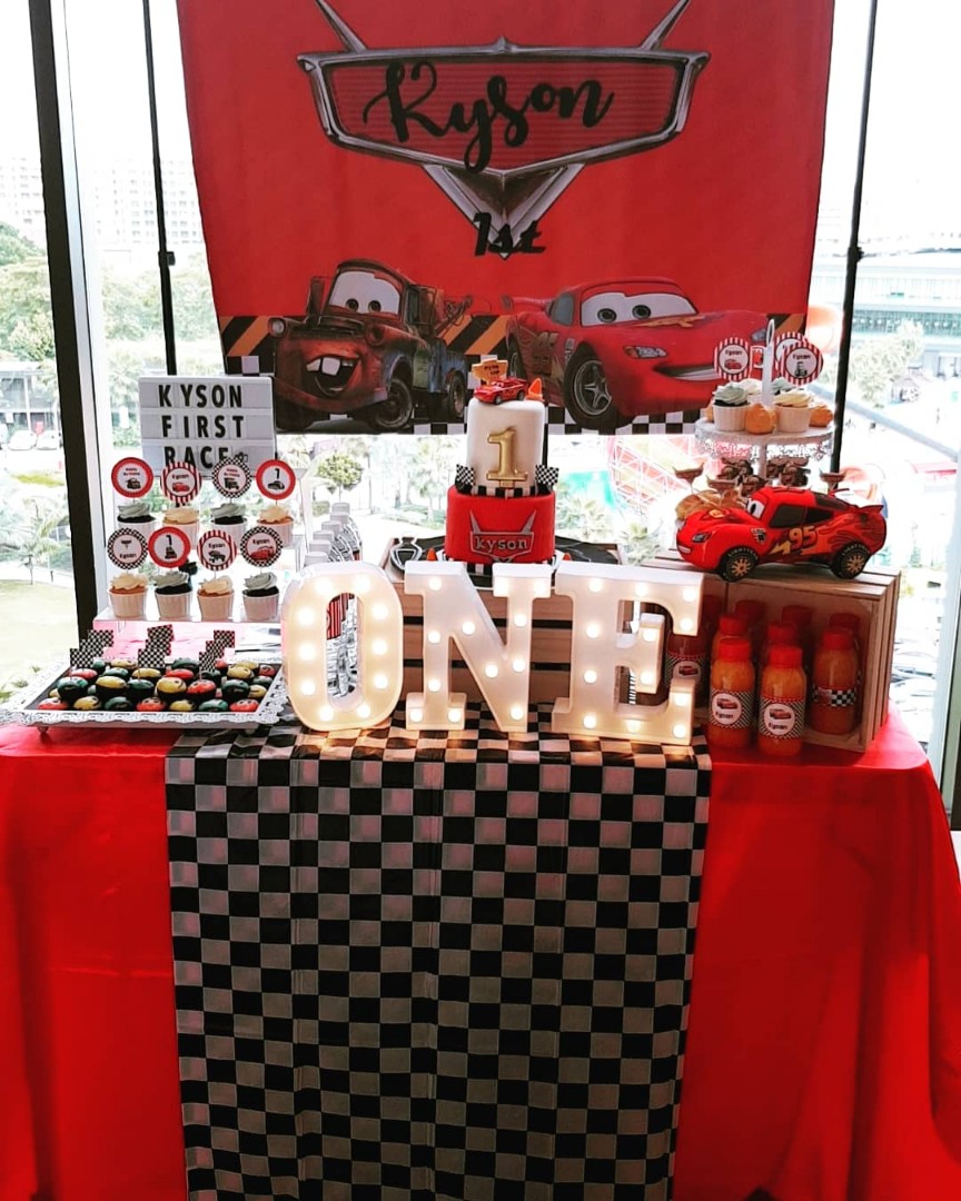 Disney cars dessert table, Hobbies & Toys, Stationery & Craft ...