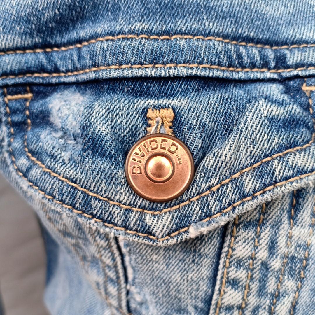 Divided H&M Denim Jacket, Women's Fashion, Coats, Jackets and Outerwear ...