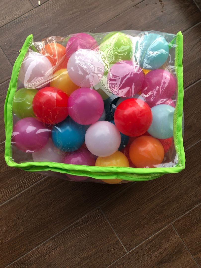 ELC Play Balls - mix colours 80pieces, Hobbies & Toys, Toys & Games on ...