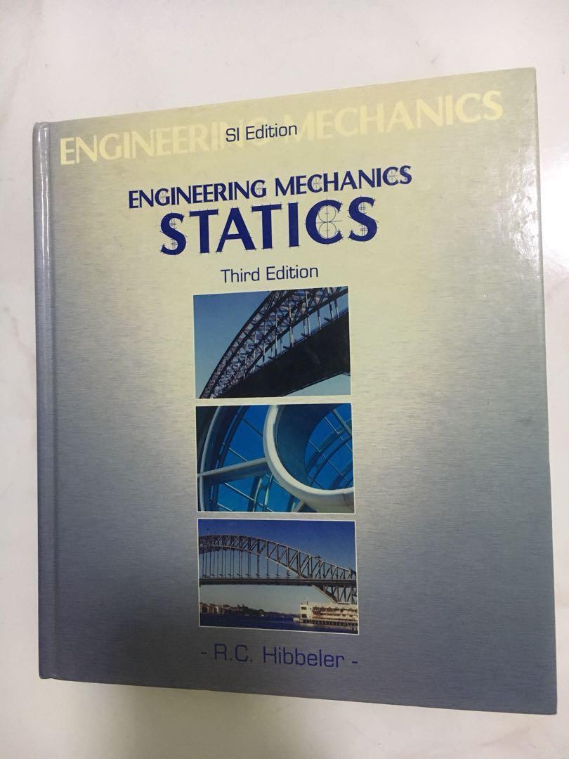 Engineering Mechanics Statistics 3rd SI Edition, Hobbies & Toys, Books ...
