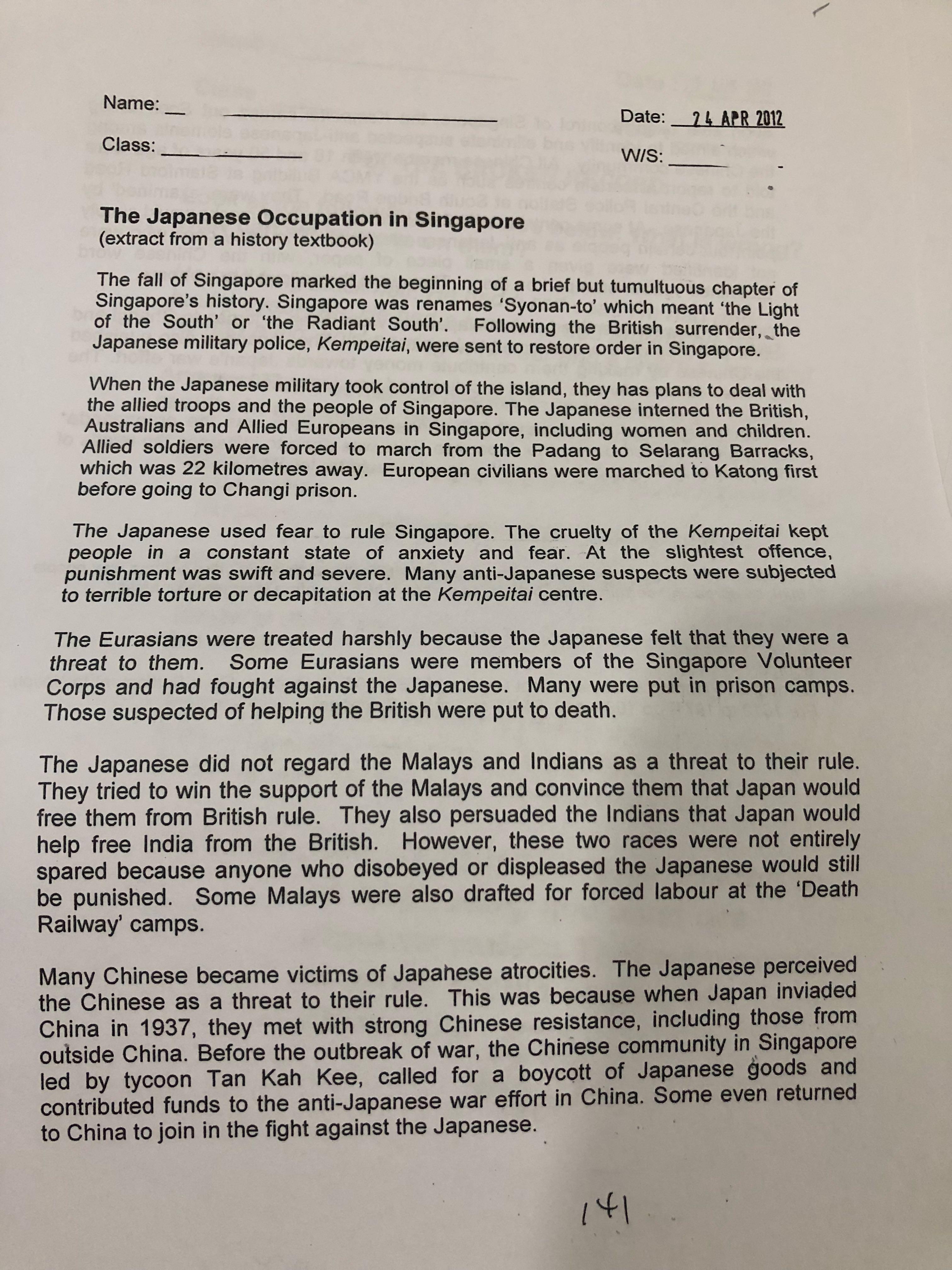 GEP school worksheets/exam papers, Hobbies & Toys, Books & Magazines ...