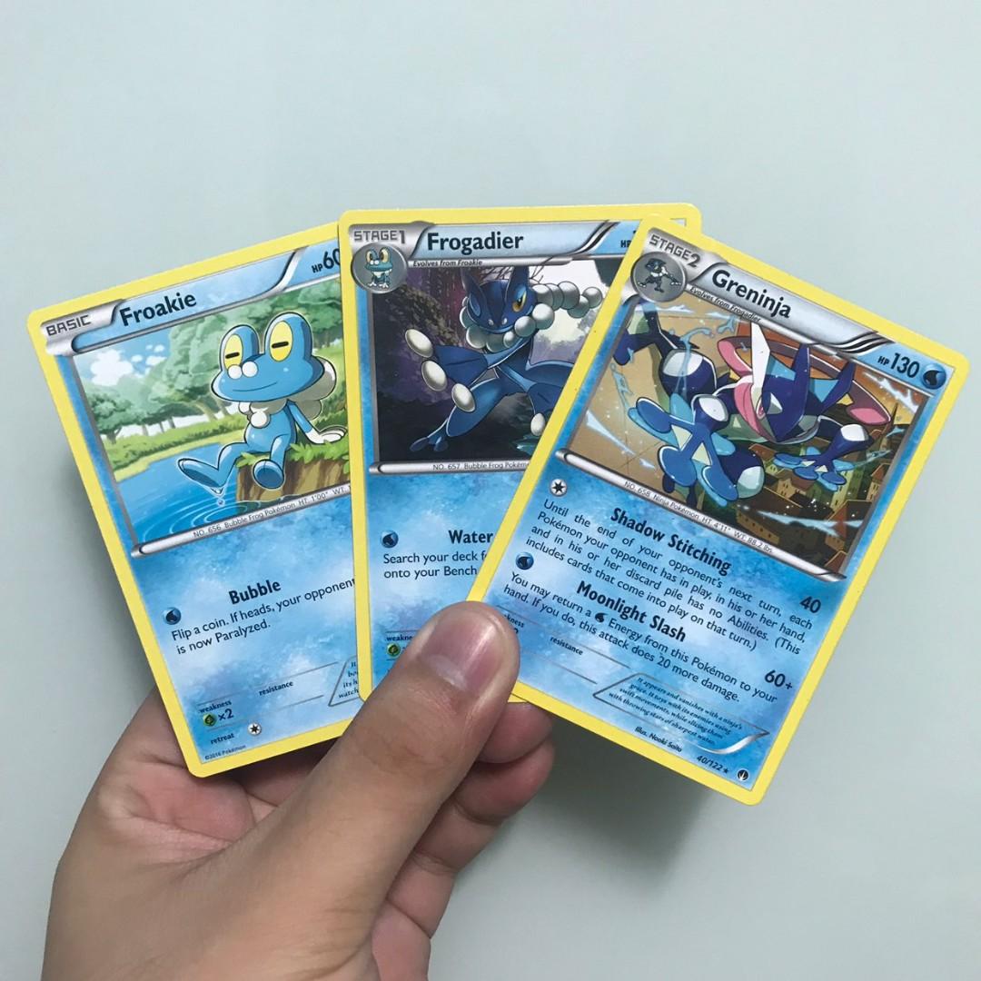 Greninja | Frogadier | Froakie Evolution Line XY BREAKPoint, Hobbies ...