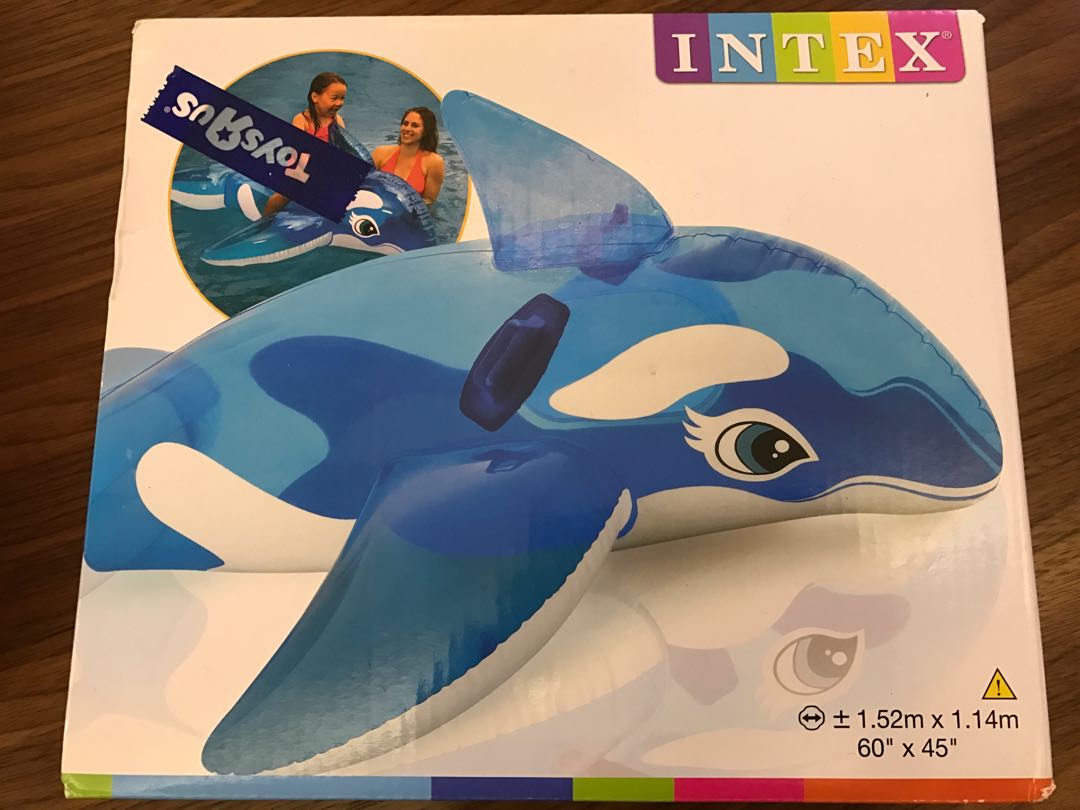 全新INTEX海豚浮床 Floating Dolphin, 寵物用品, 寵物家品及其他 - Carousell