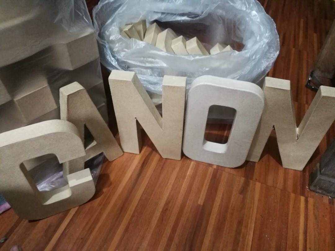 Letter Standee, Hobbies & Toys, Stationary & Craft, Art & Prints on ...