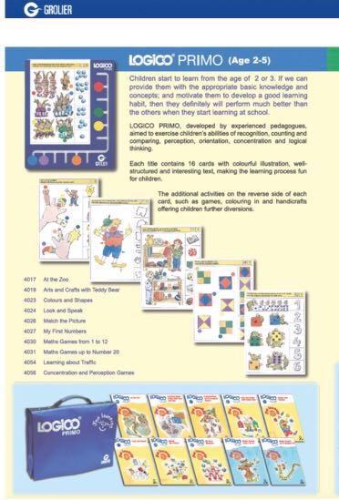 Logico Primo from Grolier, Hobbies & Toys, Toys & Games on Carousell